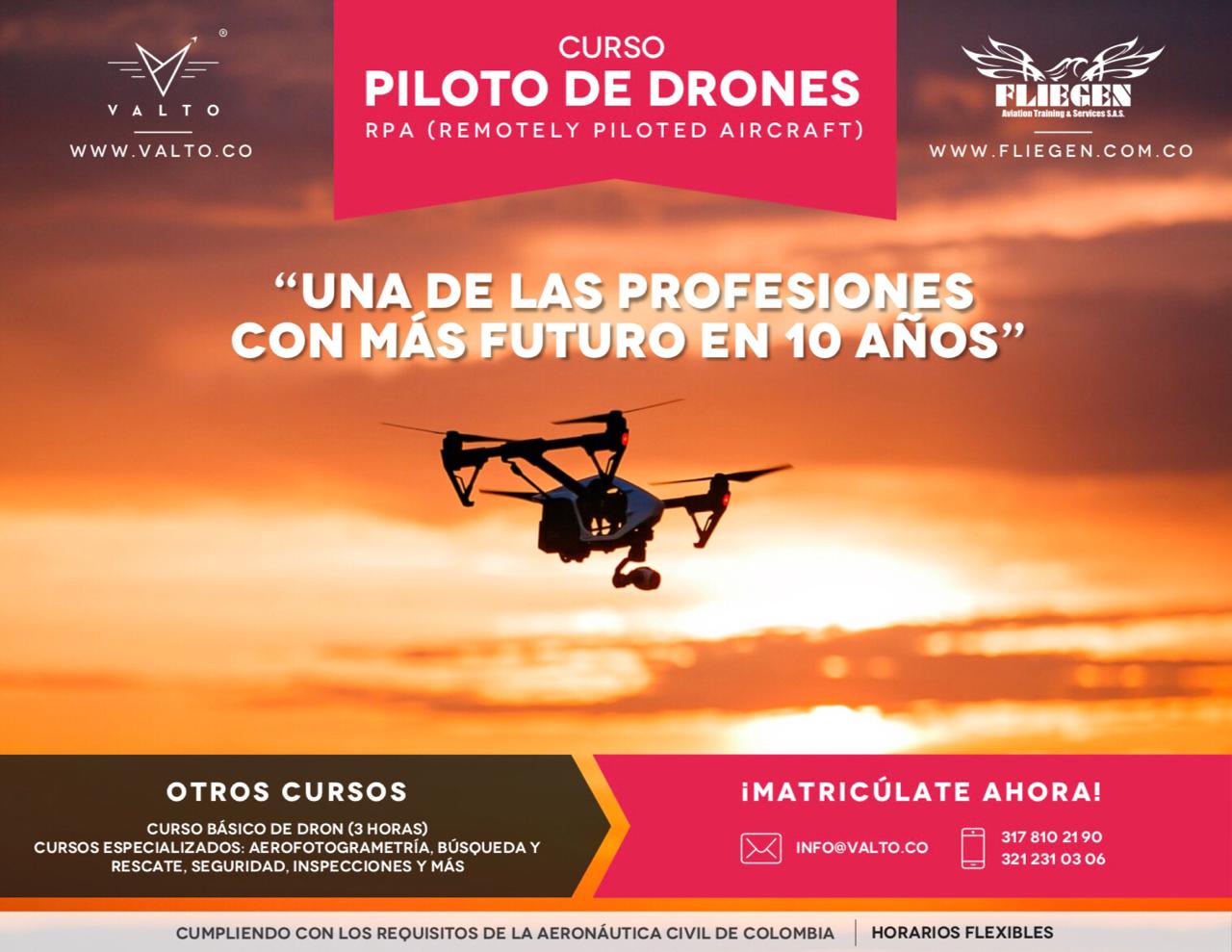 Curso: Piloto Profesional de Drones - Valto